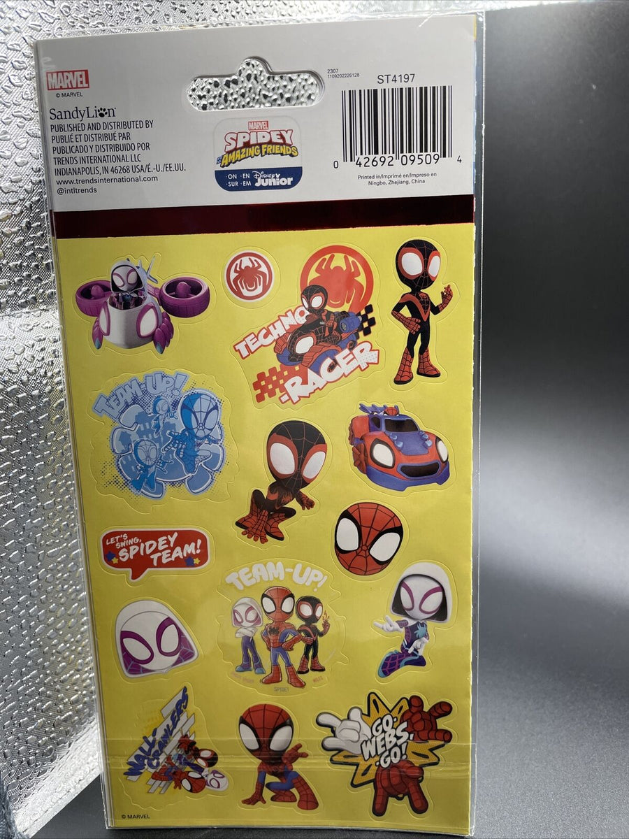 Marvel Spidey & Amazing Friends 4 Sheet Sticker Pack Ages 3+ – The Odd ...