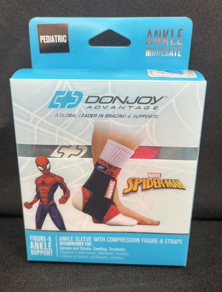DONJOY ADVANTAGE Moderate Figure - 8 ANKLE SUPPORT Spider-Man Marvel P ...