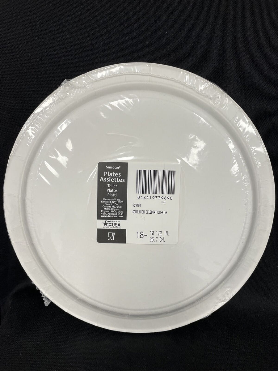 First Communion Girl 10" Luncheon Plates (18 Pack) - Party Supplies ...